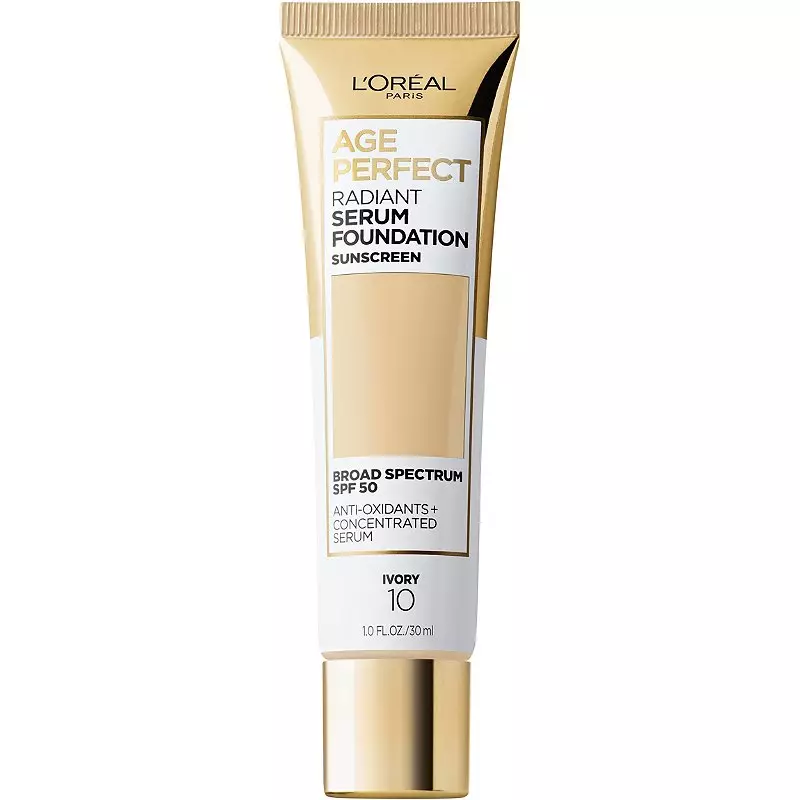 Слика на совршената серумска основа за зрачење на L'Oreal's Age.