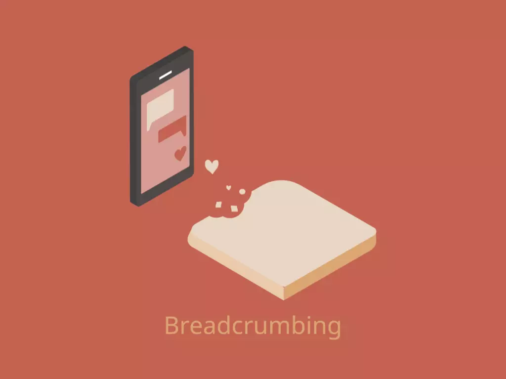 hubungan breadcrumbing nyaeta kalakuan ngirim kaluar flirtatious, tapi euweuh sinyal sosial committal