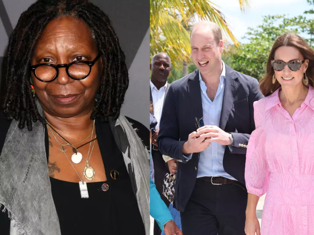 Whoopi Goldberg postulas pardonpeton de reĝa familio por brita koloniismo