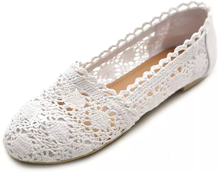 Ollio Vakadzi Lace Ballet Flat