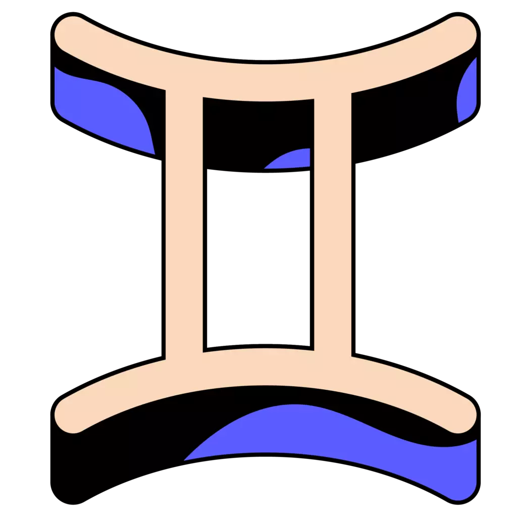 symbol Sidydd Gemini