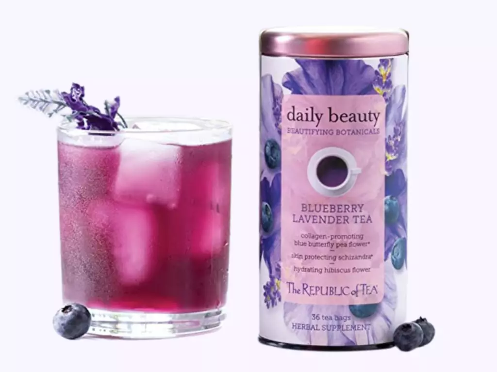 Чай Republic of Tea Beautifying Botanicals Трав'яний чай чорниці лаванди