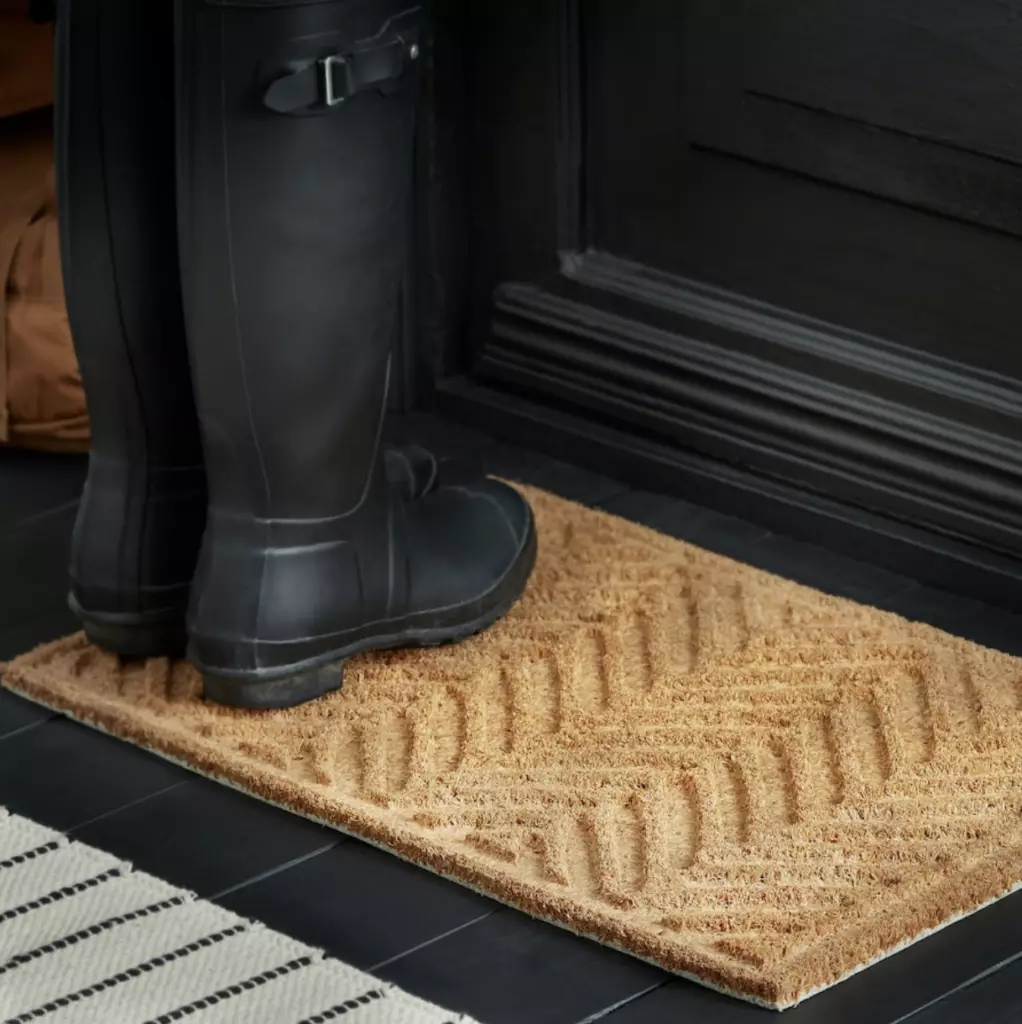 Ikea lub caij nplooj zeeg doormat