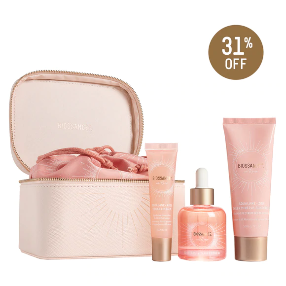 Biossance Sunshine Set biedt full-size producten met een mooie korting.