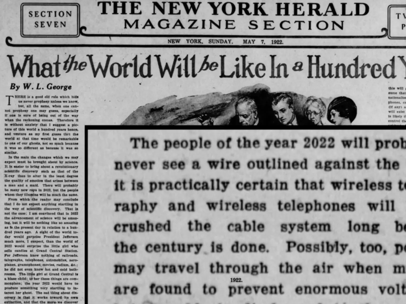 An Rud a Thuar Úrscéalaí I 1922 Cad A Dhéanfadh an Domhan In 2022