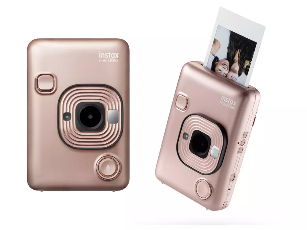 Fujifilm Mini Liplay waa inuu lahaadaa qalabka xagaaga ee Blush Gold