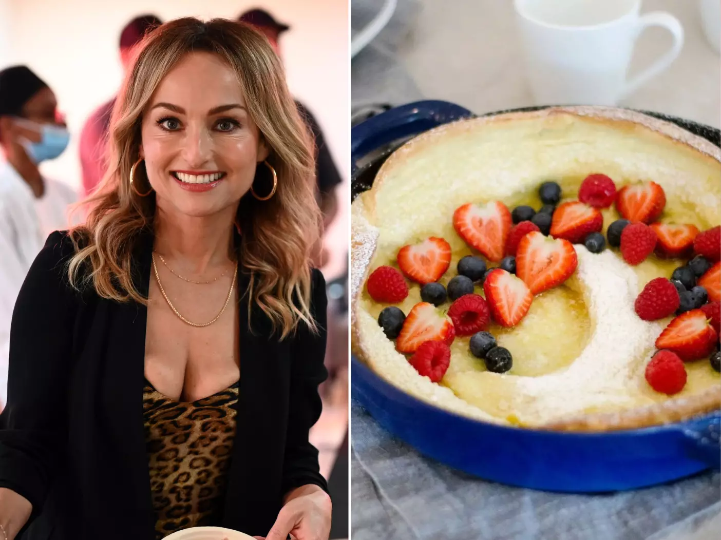 Giada De Laurentiis 'Daddy Pancake Dutch dị mfe ịme ihe ngosi iji kwalite egwuregwu nri ụtụtụ izu ụka gị.