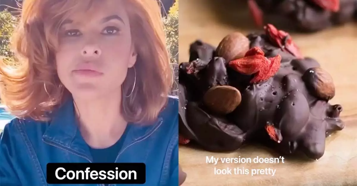 Si w ap chèche yon desè fasil, tcheke 4 engredyan Eva Mendes Goji Sea Salt Drop bonbon.